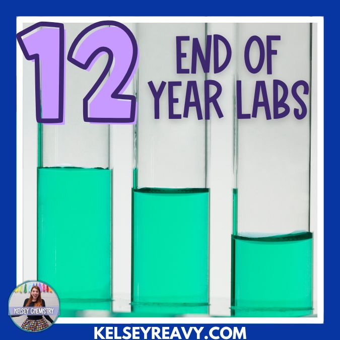 12 Easy(ish) End of Year Lab Activities to Reduce the Chaos - Kelsey Reavy